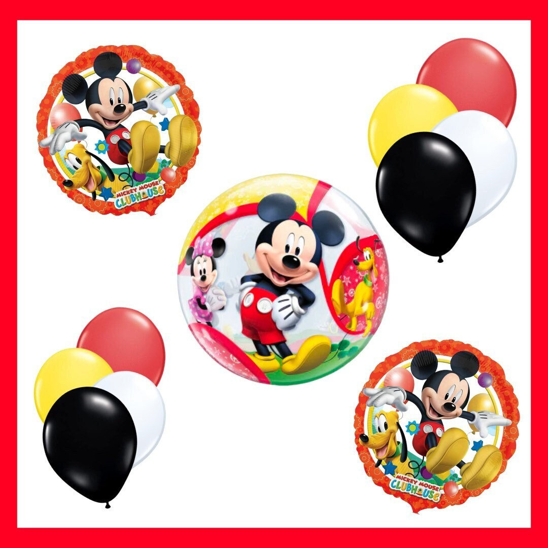 Mickey Mouse Balloons set of 11 Mickey Mouse Clubhouse Balloon Bouquet ...