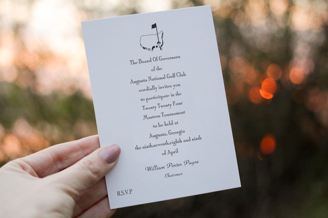 Masters Golf Tournament Font Bundle - Etsy