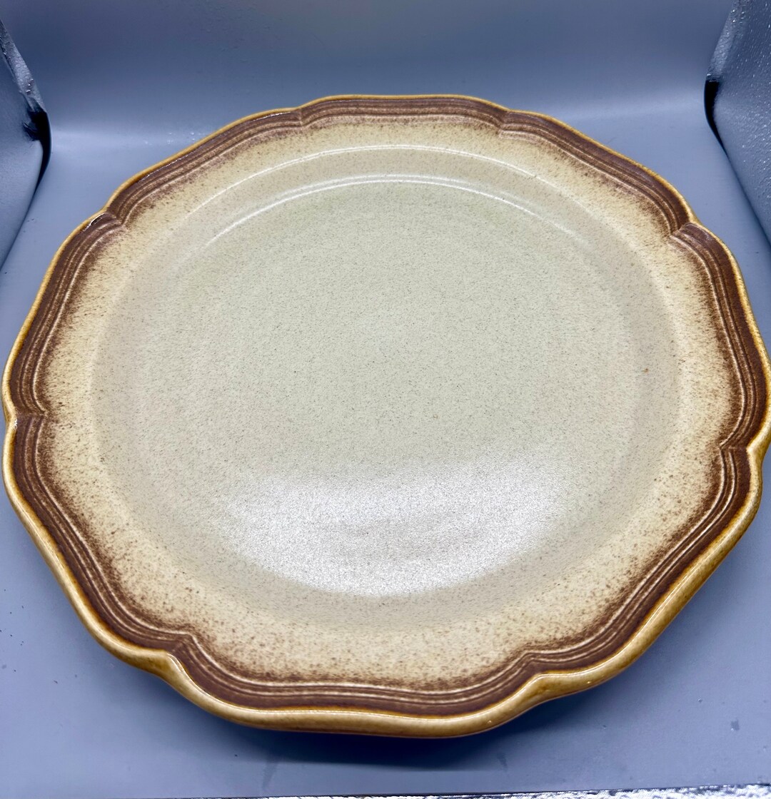 Mikasa WHOLE WHEAT Serving Round Chop Plate 12 1/2" EXCELLENT! - Etsy