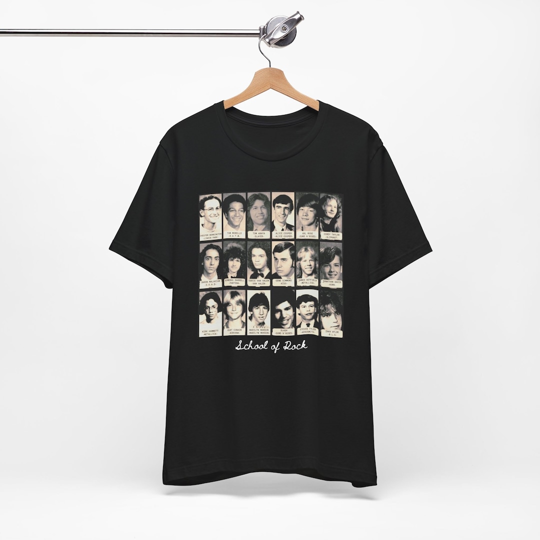 Old School Band Tee, Vintage Retro Band Tee, Rock Band Shirt, Old ...