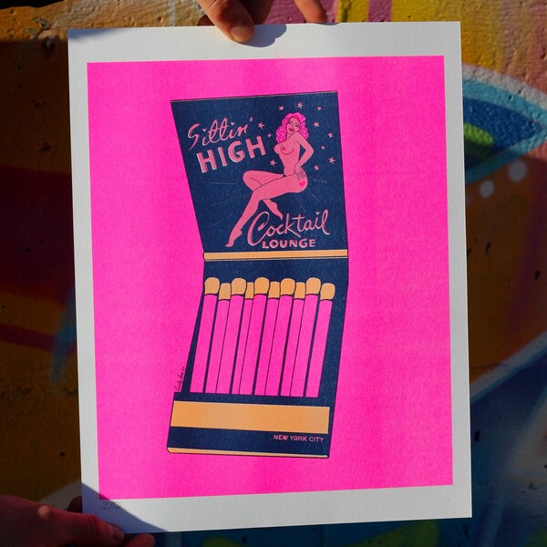 Screenprint Neon - Etsy