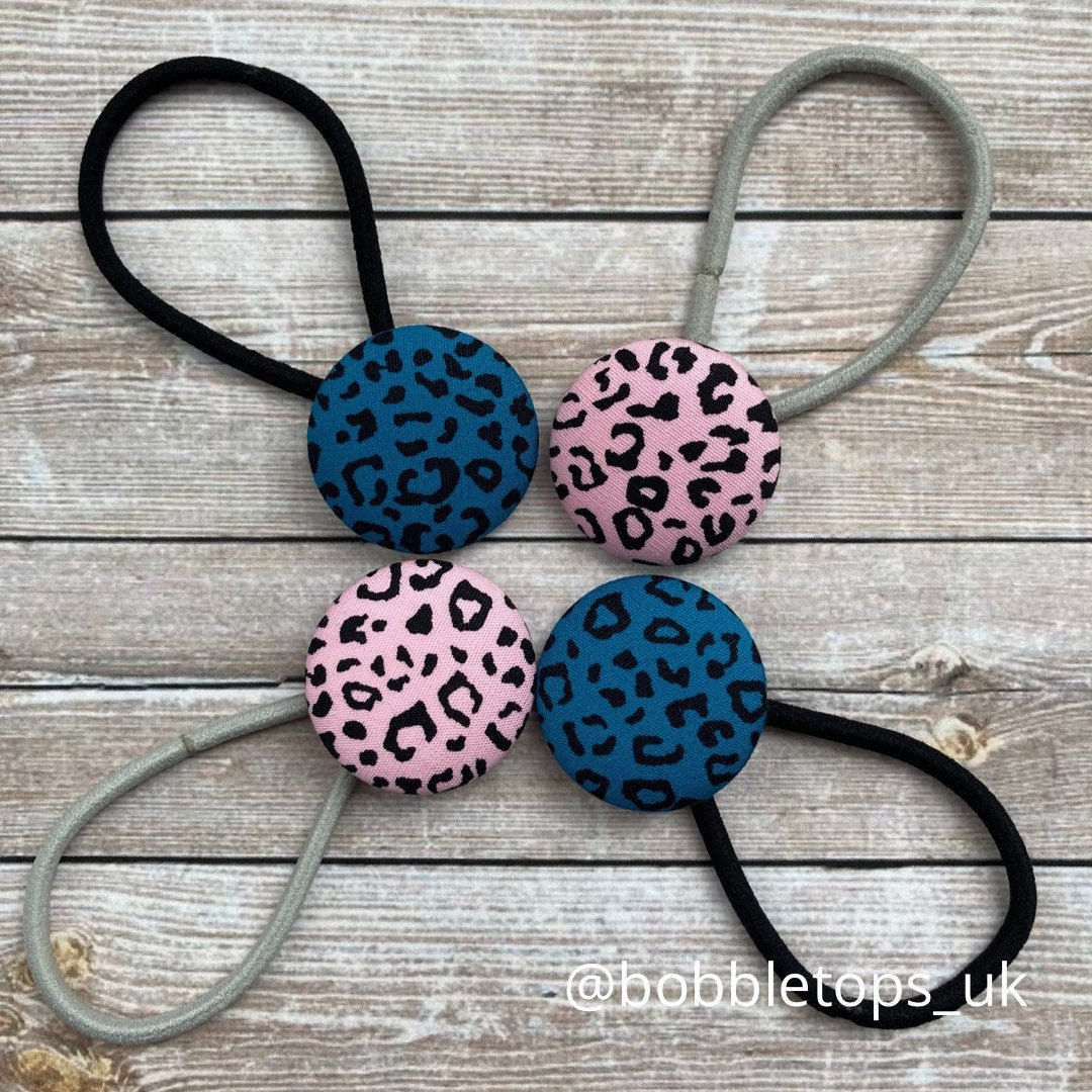 Animal Print, Hair Bobbles, Hair Bands, Hair Elastics, Ponytail, Pink ...