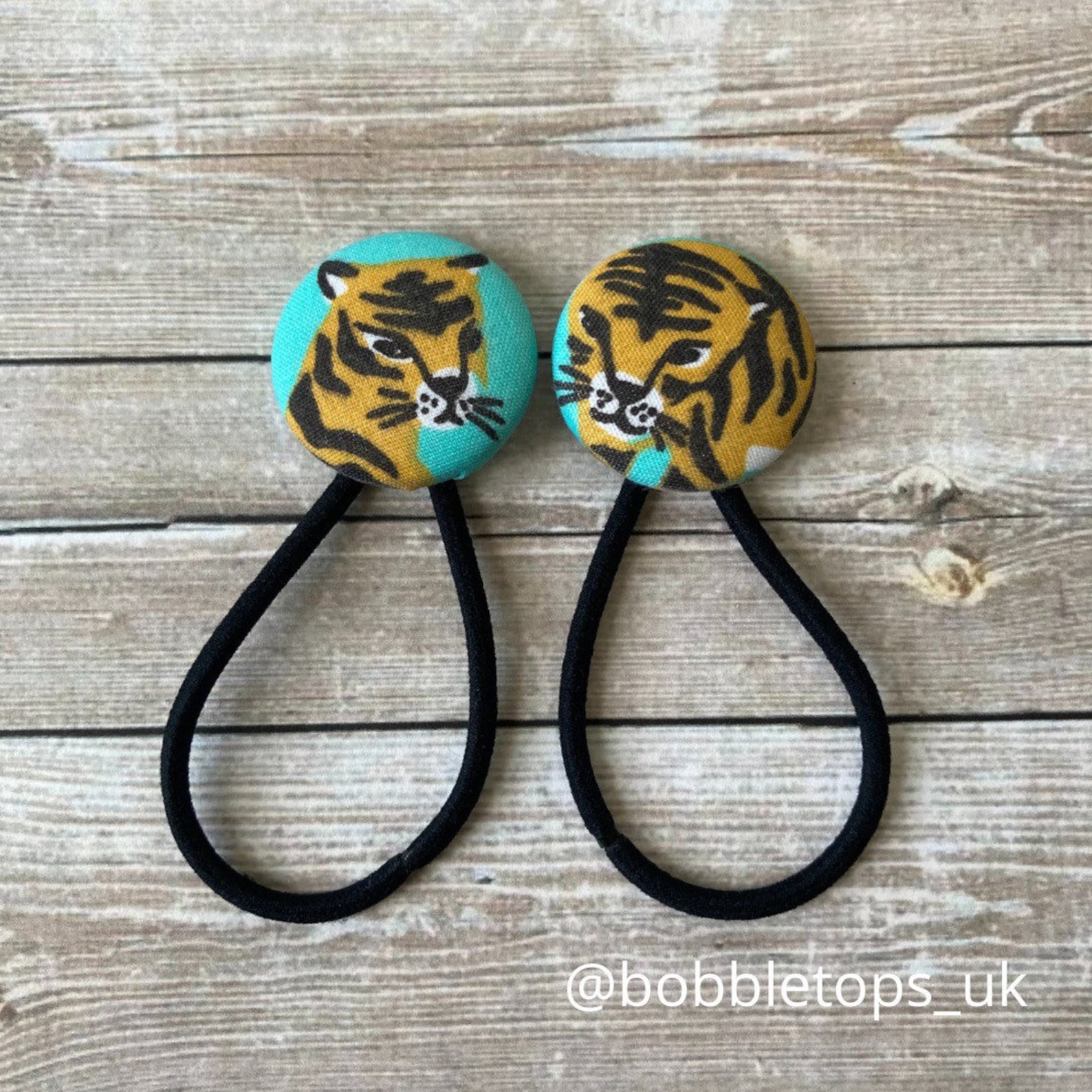 Tiger Hair Bobbles Hair Accessories Hair Ties Animal - Etsy