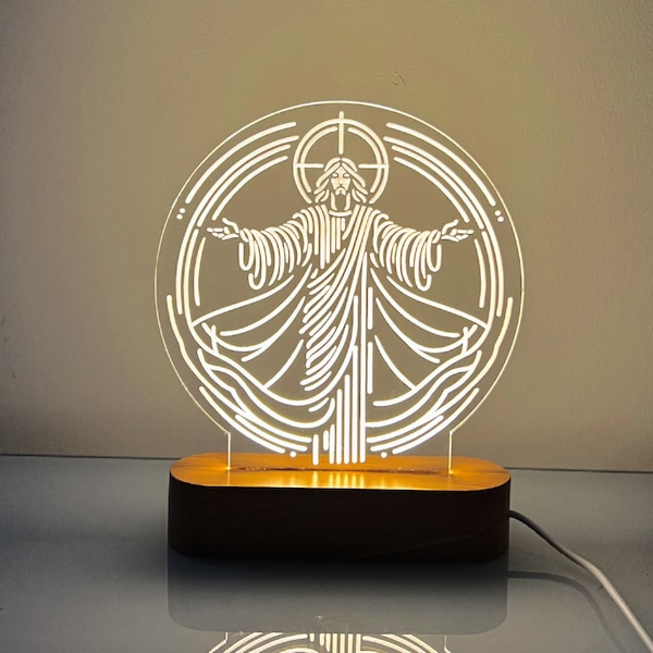 Jesus Night Light - Etsy