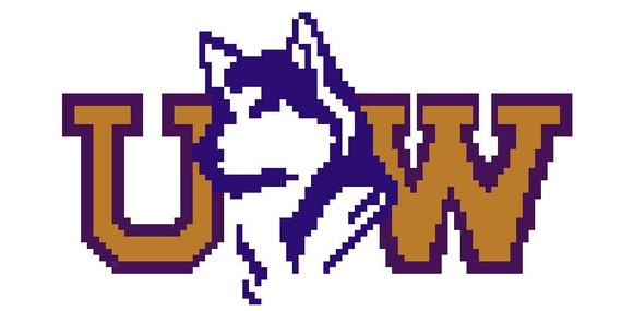 Vintage UW Husky Cross Stitch | Etsy