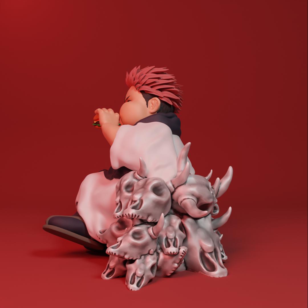 Fat Sukuna - Jujutsu Kaisen STL File for 3D Printing - Digital Download ...