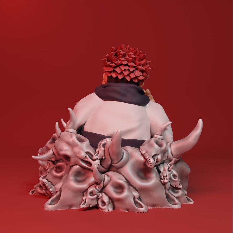 Fat Sukuna Jujutsu Kaisen STL File for 3D Printing Digital Download No ...