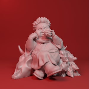 Fat Sukuna - Jujutsu Kaisen STL File for 3D Printing - Digital Download ...