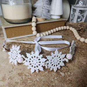 Snowflake Headband. Winter Wonderland Headband. Frozen Headband ...