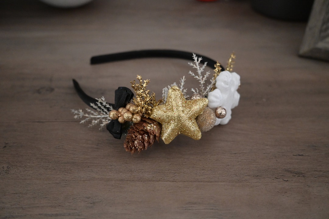 Snowflake Headband. Christmas Star Headband. Toddler Christmas - Etsy