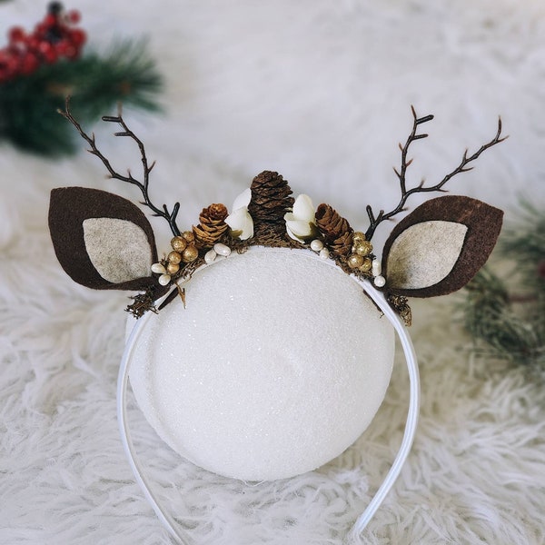 Reindeer Headbands - Etsy