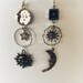 Gold and Silver Sun & Moon Magic Drop Earrings/charged and Blessed/ - Etsy