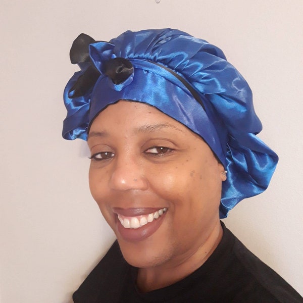 Double Layer Satin Bonnet - Etsy