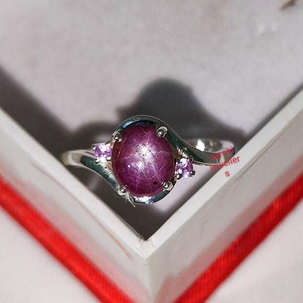 Star Ruby Ring - Etsy