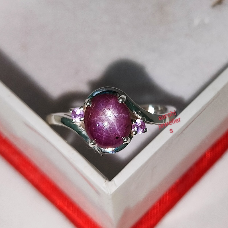 Star Ruby Ring - Etsy