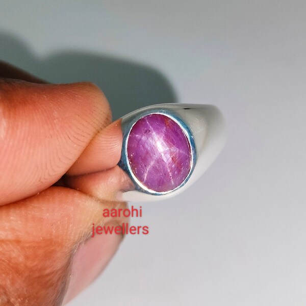 Ruby Men Ring - Etsy