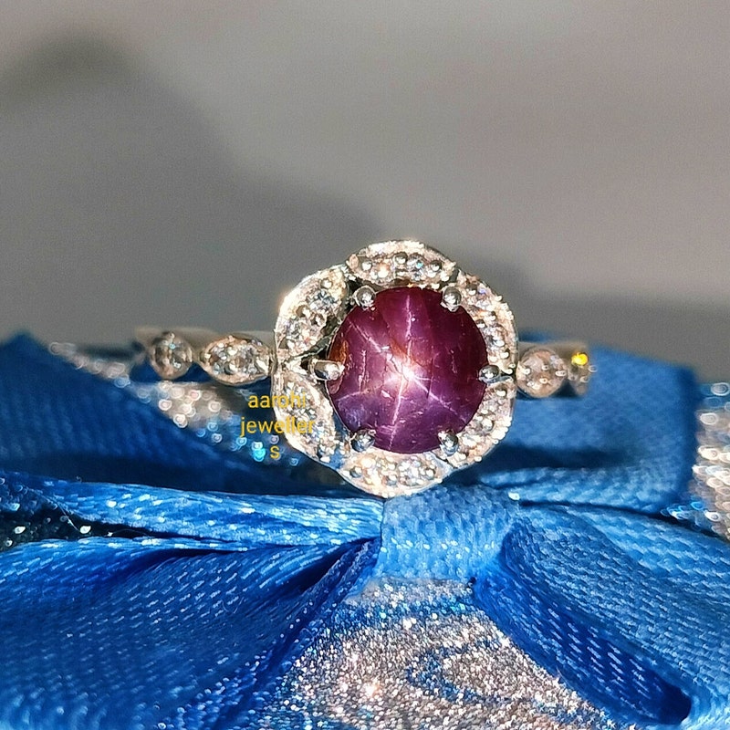 Star Ruby Ring - Etsy