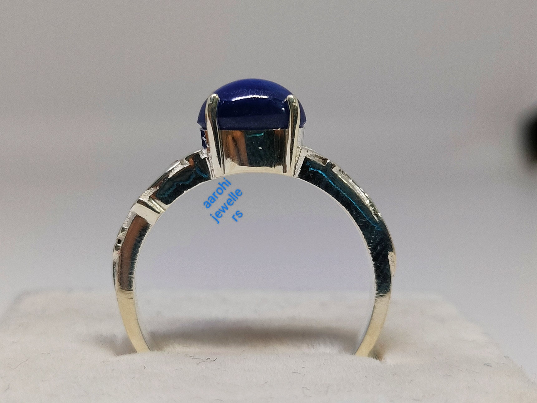 Vintage Blue Star Sapphire Ring Star Gemstone Ring 6 Rays - Etsy