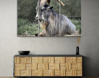 Wild Goat Wall Decor - Etsy