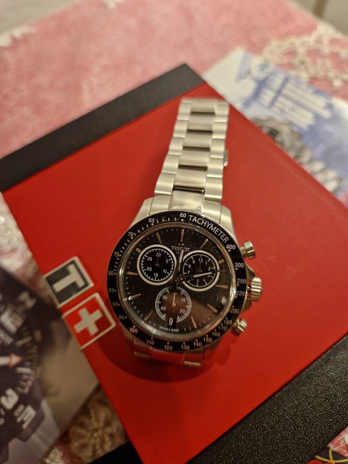 Tissot T-sport V8 Chronograph With Box and Books - Etsy