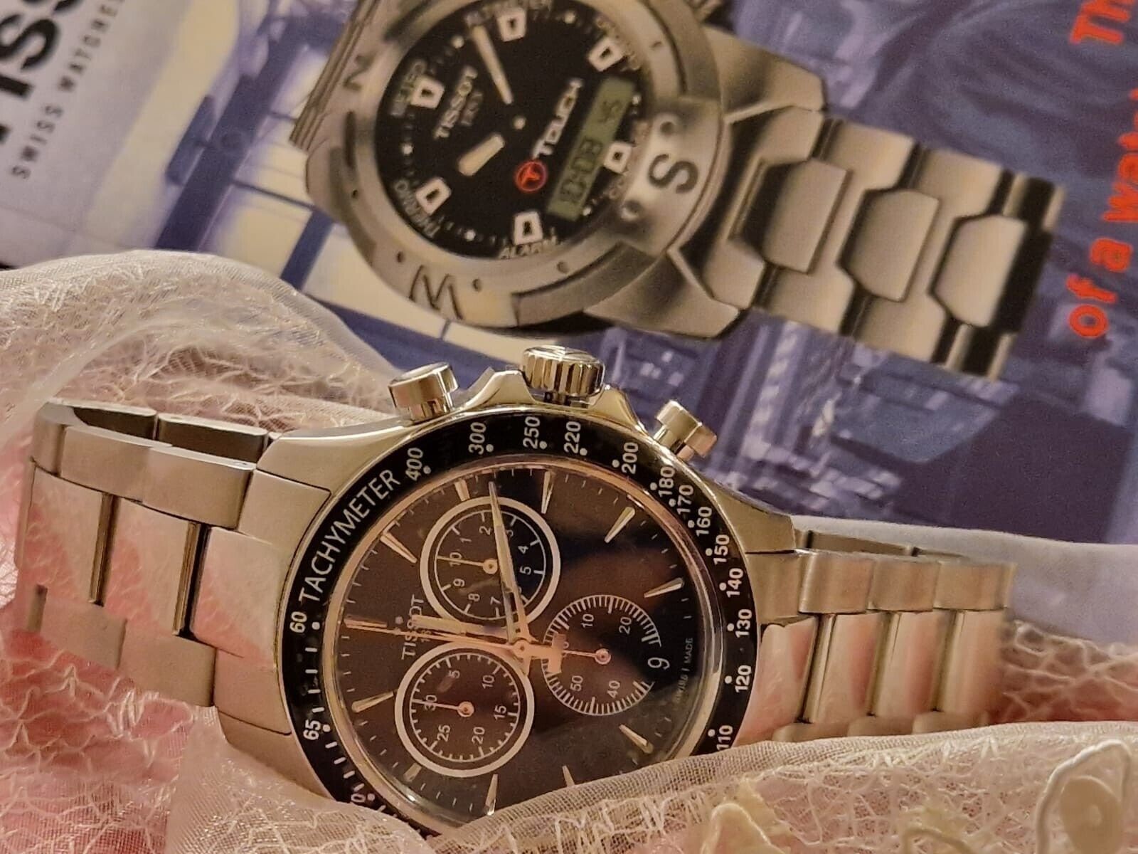 Tissot T-sport V8 Chronograph With Box and Books - Etsy