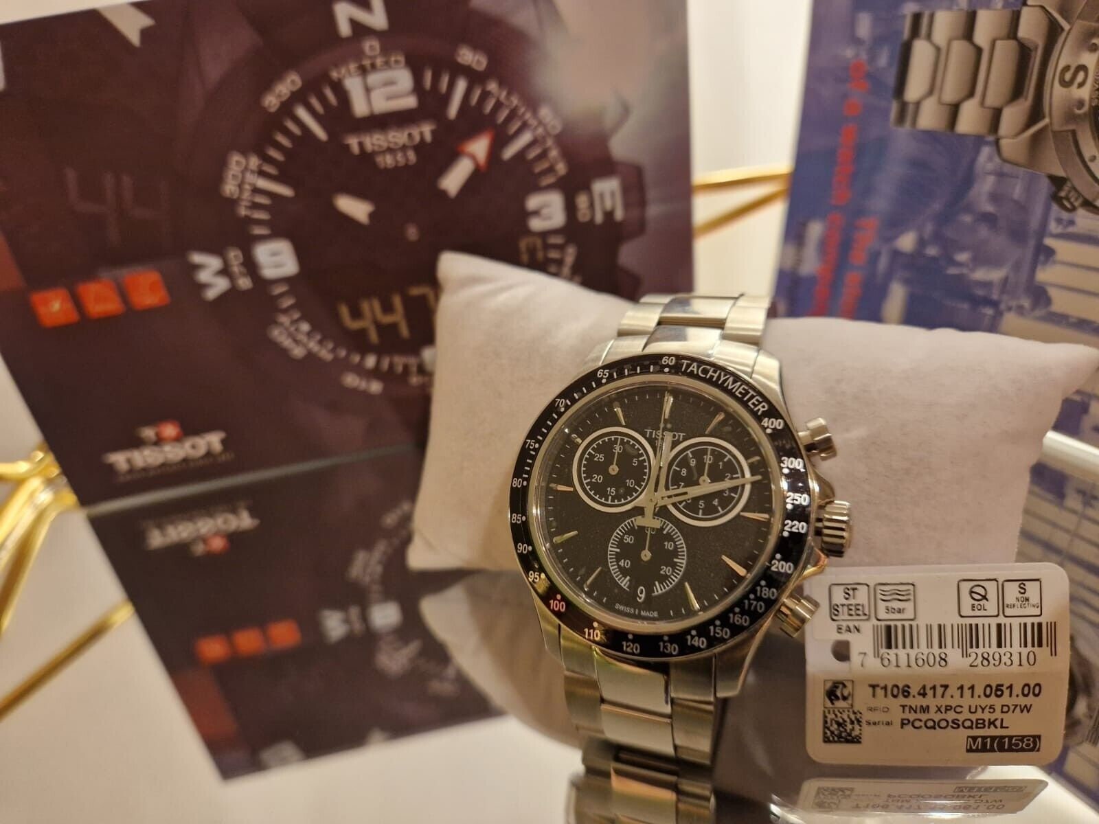 Tissot T-sport V8 Chronograph With Box and Books - Etsy