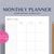 Daily Planner A4&US Letter Printable Insert Pdf Simple Layout Template ...