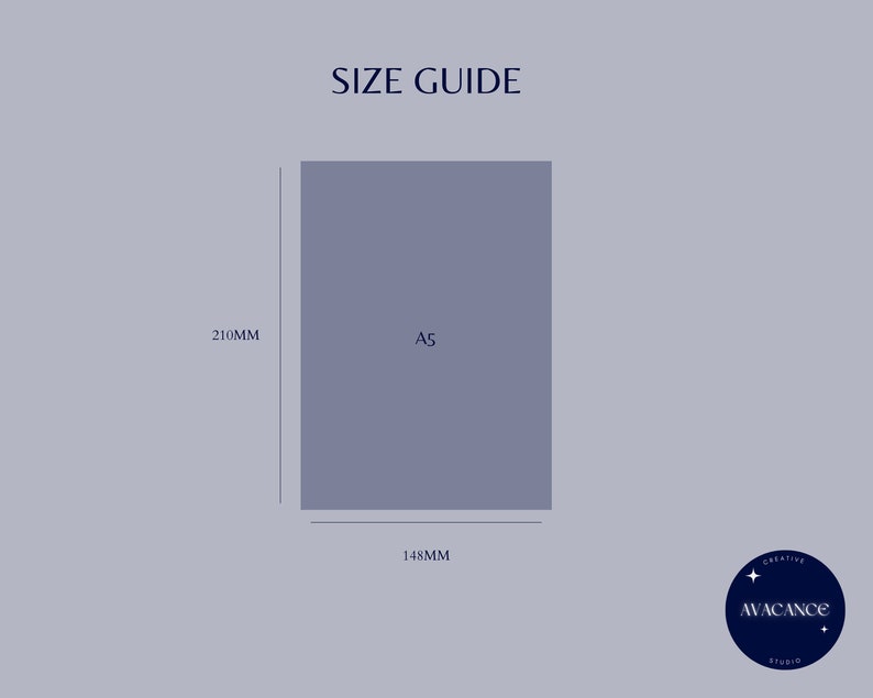 Notes Paper Set A5 Printable Insert Pdf Blank Line, Grid, Dot Layout ...