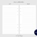 Notes Paper Set | Personal Size Printable Insert Pdf | Blank Line, Grid ...