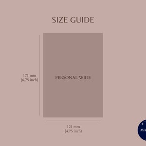 Weekly Planner | Personal Wide Insert | Undated WO2P | 2 Pages Week at ...