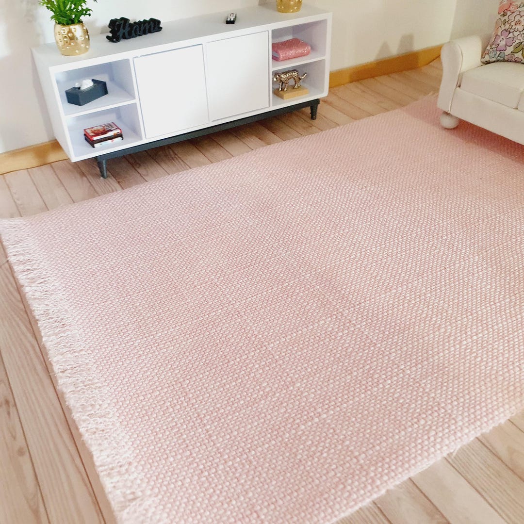 Dolls House Ex Large Pink Rug 1:12th Scale, Miniature Rug (RUG-EX) - Etsy