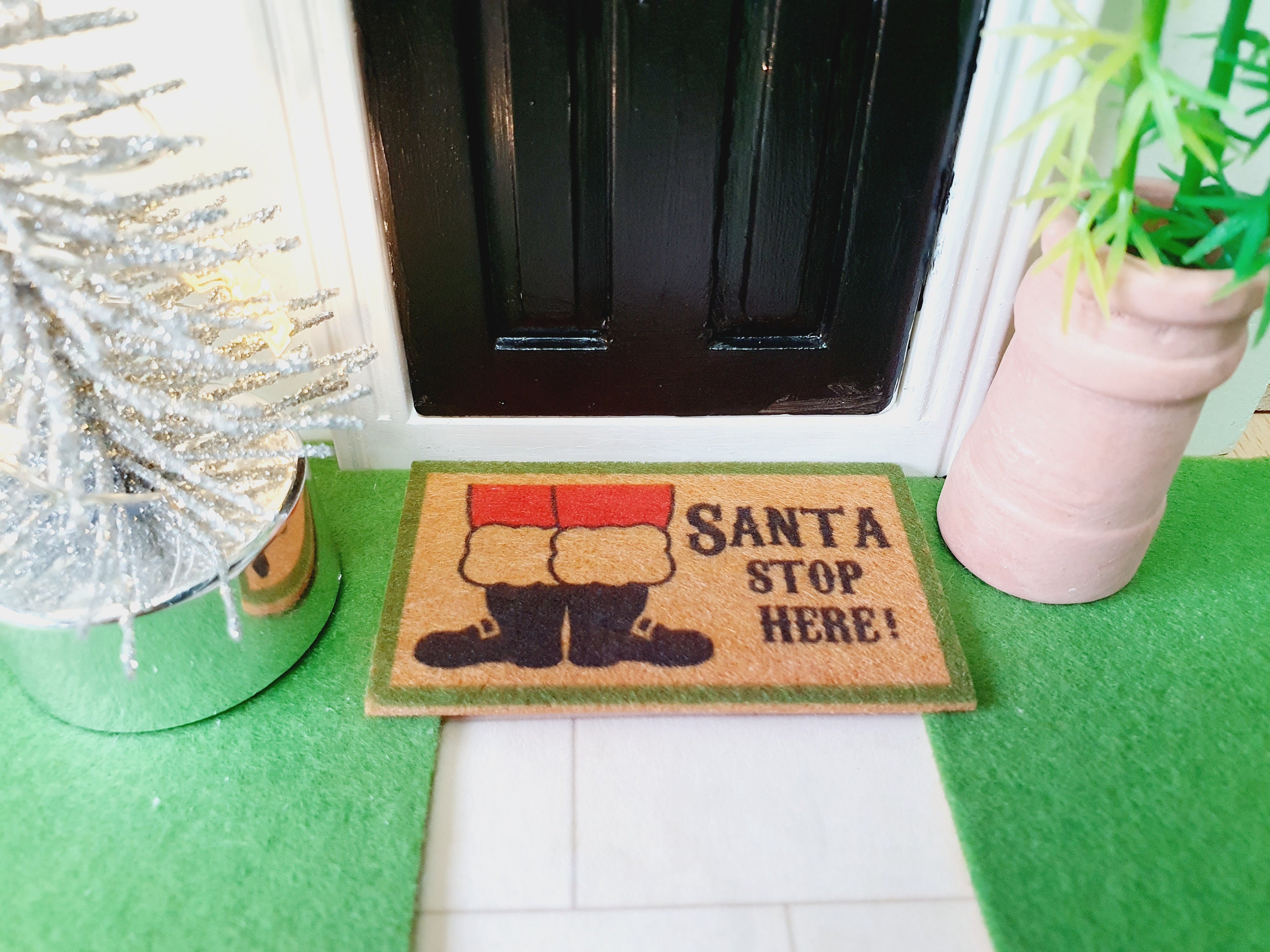 Dolls House Fabric Door Mat 1:12th Scale, Miniature Mat - Etsy