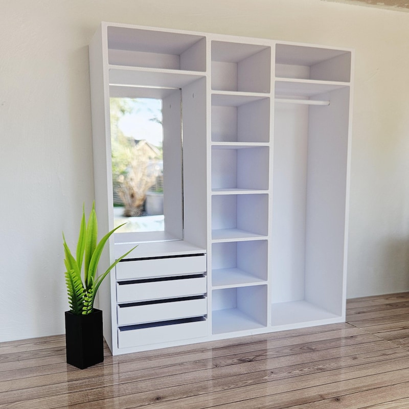 1/6 Scale Doll White Closet - Etsy UK