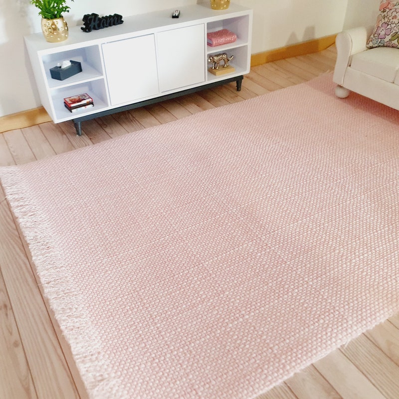 Pink Dollhouse Rug - Etsy