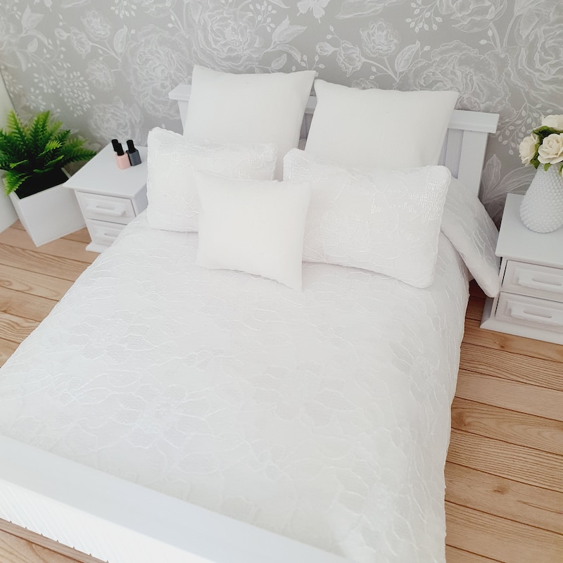 Doll Bedding Set 1/12 - Etsy UK