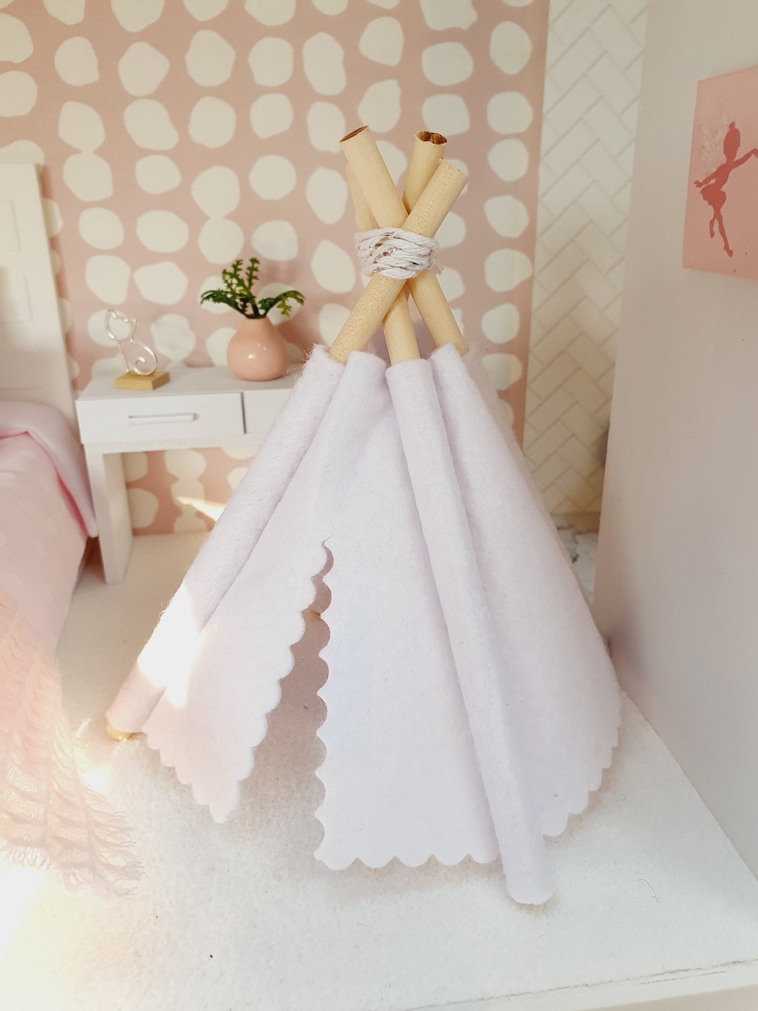 Dolls House Teepee: 12th Scale Miniature Tent - Etsy Australia