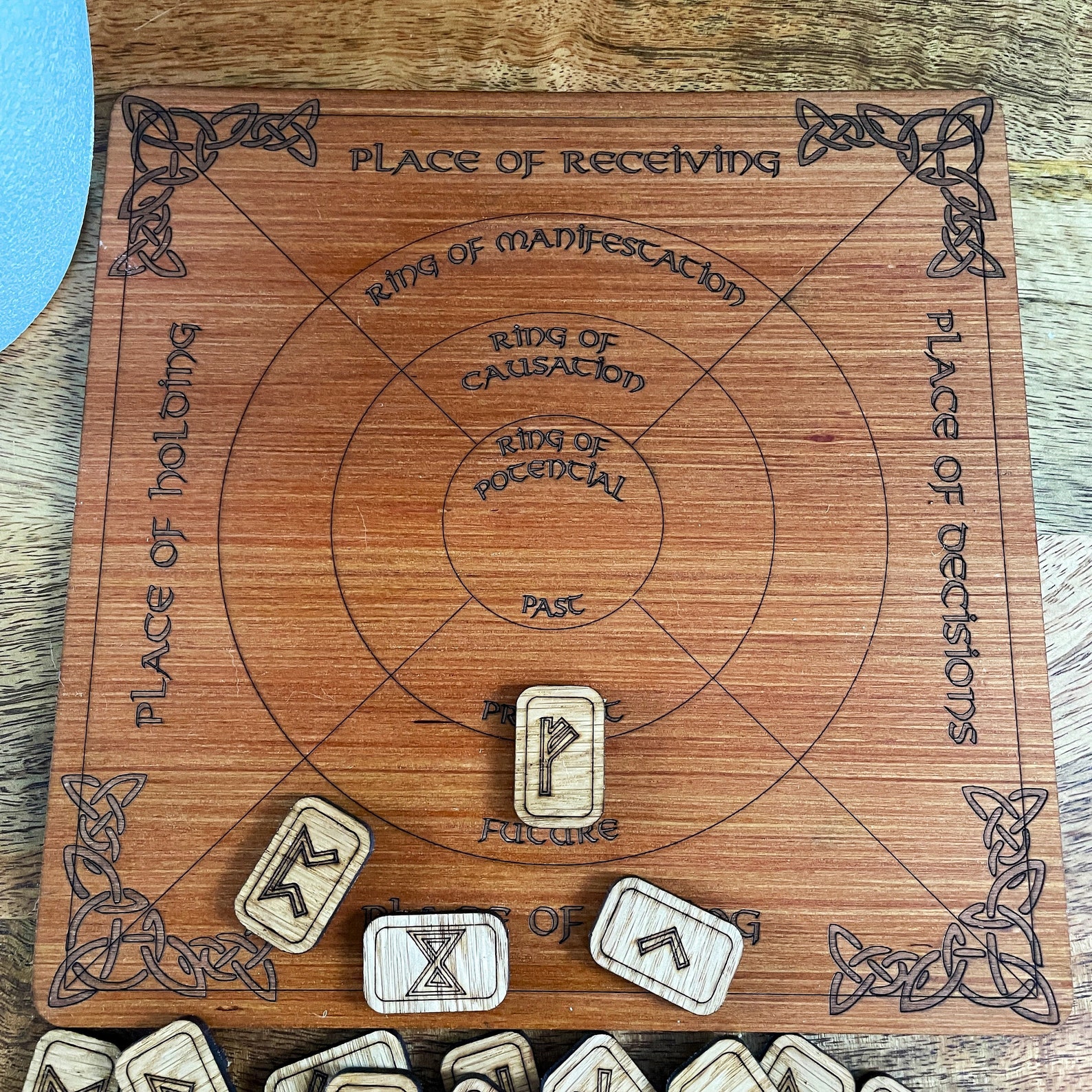 Rune Casting Board Reading Scrying 24 Elder Futhark - Etsy UK