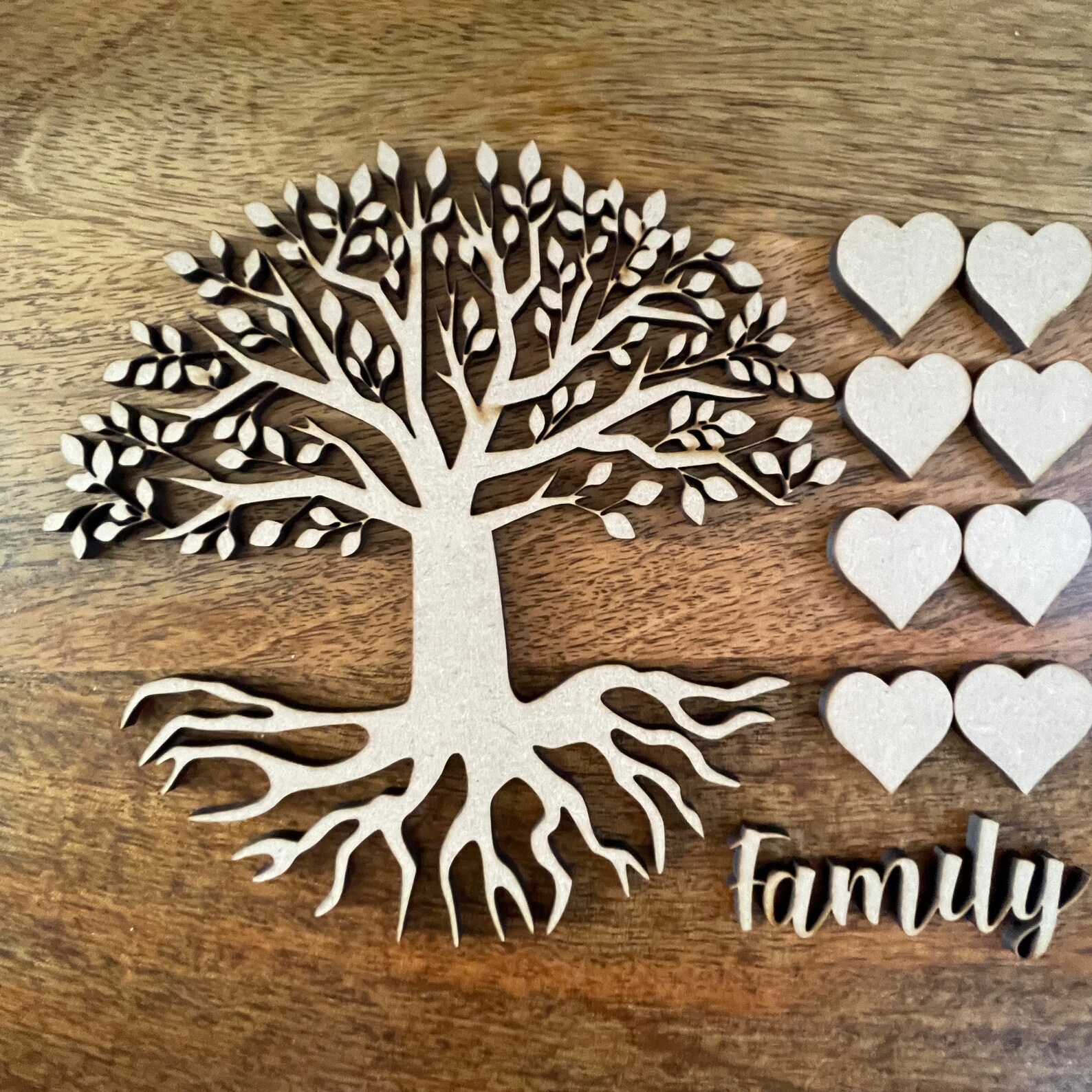 Tree of Life Family Kit 1 Craft Kit Laser Cut 8 Free - Etsy UK