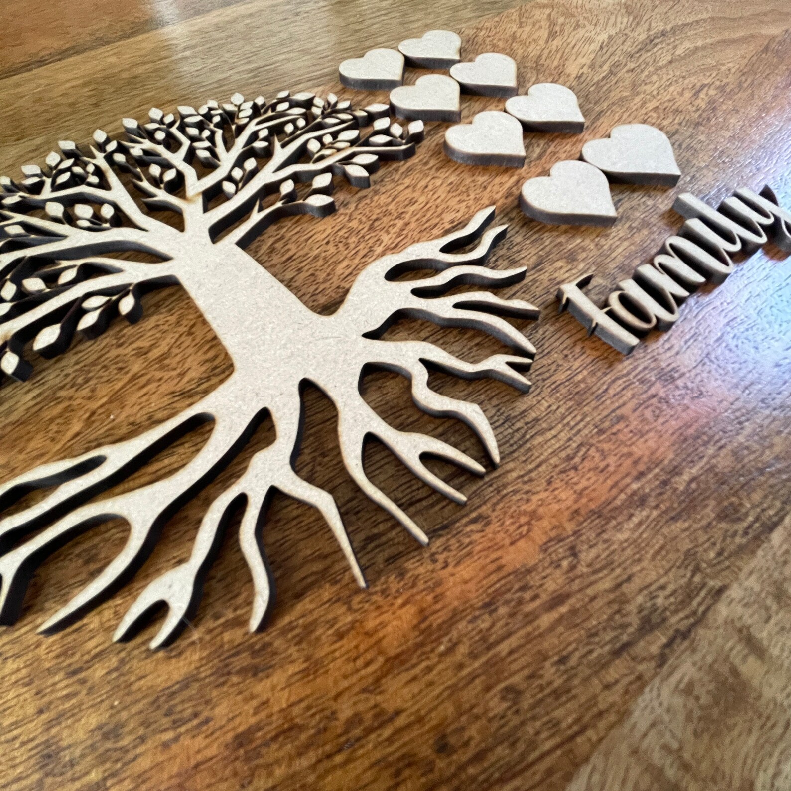 Tree of Life Family Kit 1 Craft Kit Laser Cut 8 Free - Etsy UK