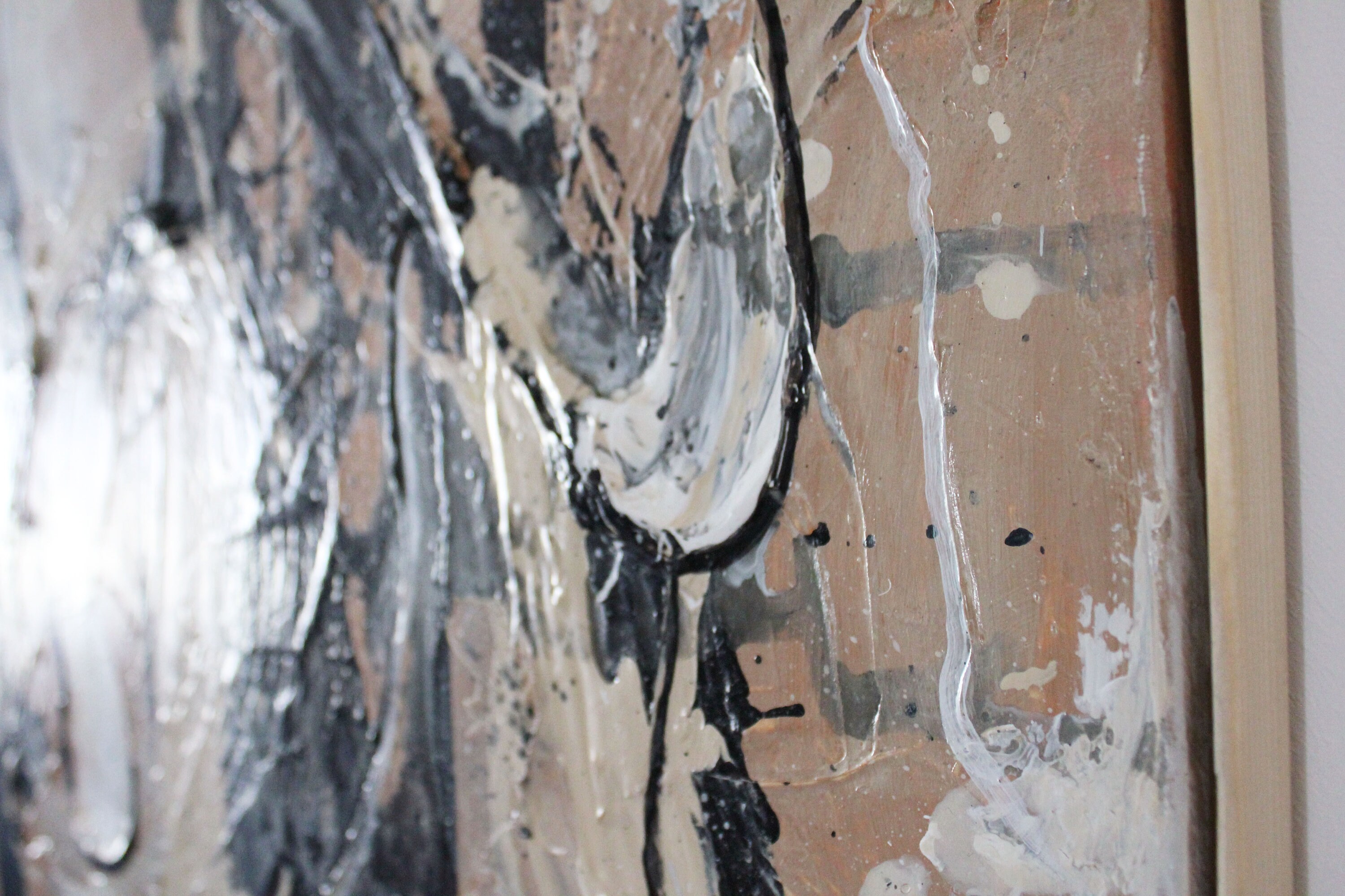 Unique Abstract Art athena 60 X 80 Cm Shadow - Etsy Canada