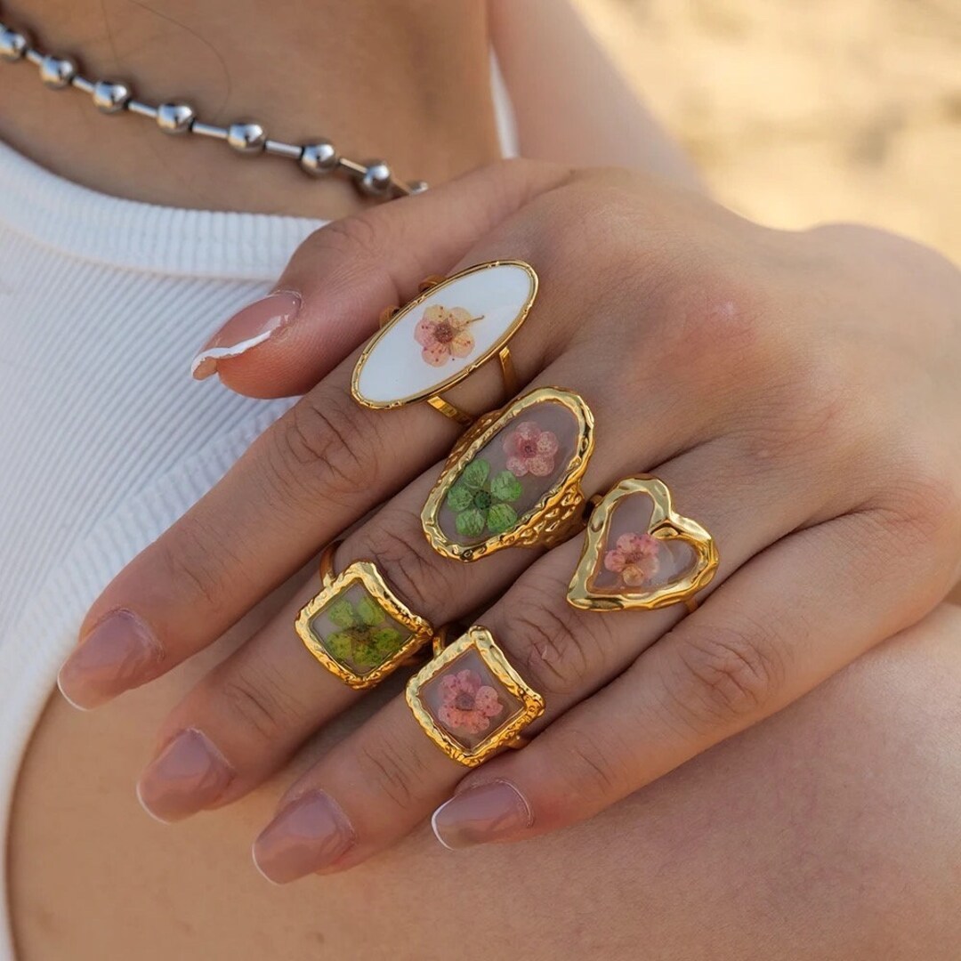 Resin Rings - Etsy