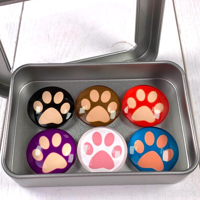 Paw Print Magnet - Etsy