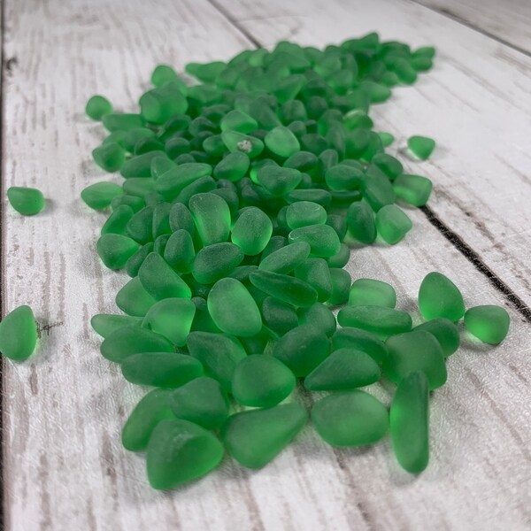 Green Tumbled Glass - Etsy