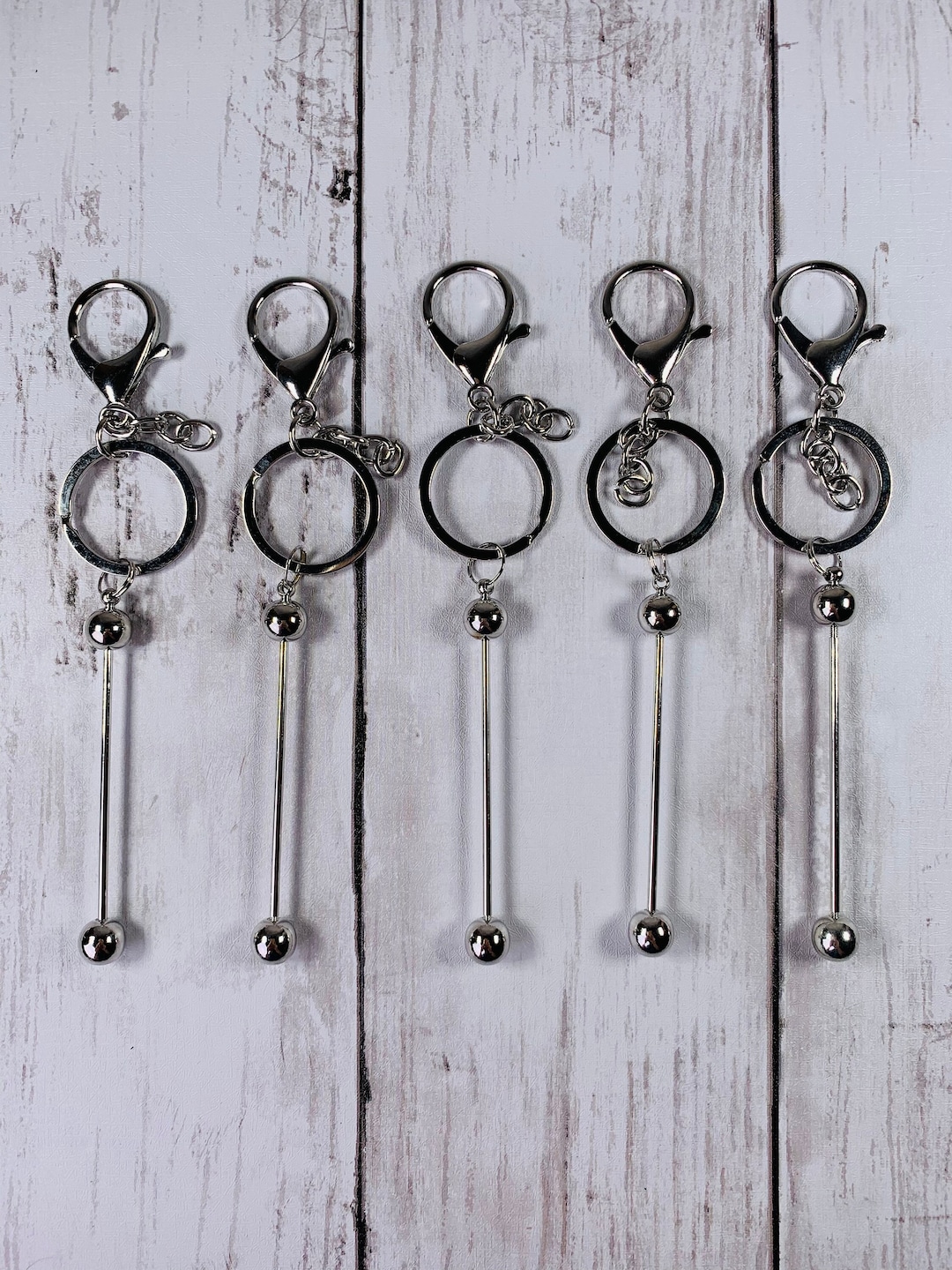 Beadable Keychain Blanks, DIY Keychains Beadable Keychain Bar, Diy ...