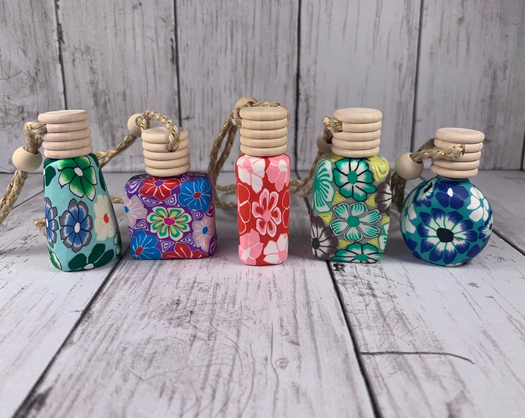 Set of 5 Assorted Empty Diffuser Bottles, DIY Floral Car Freshie ...