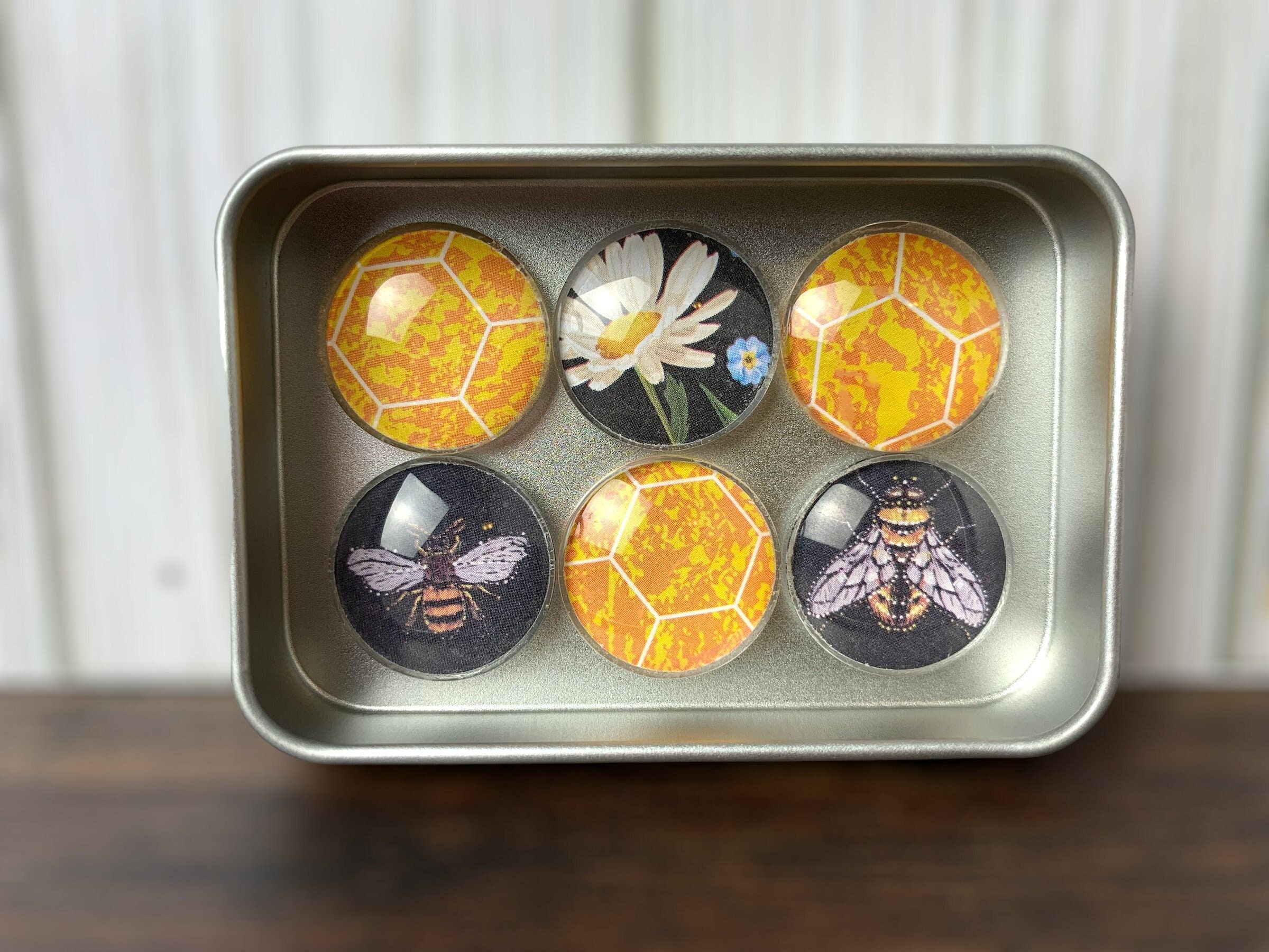 Honey Bee Magnets for Board, Honeycomb Bee Magnet Set, Teacher Appreciation Gifts for Women ...