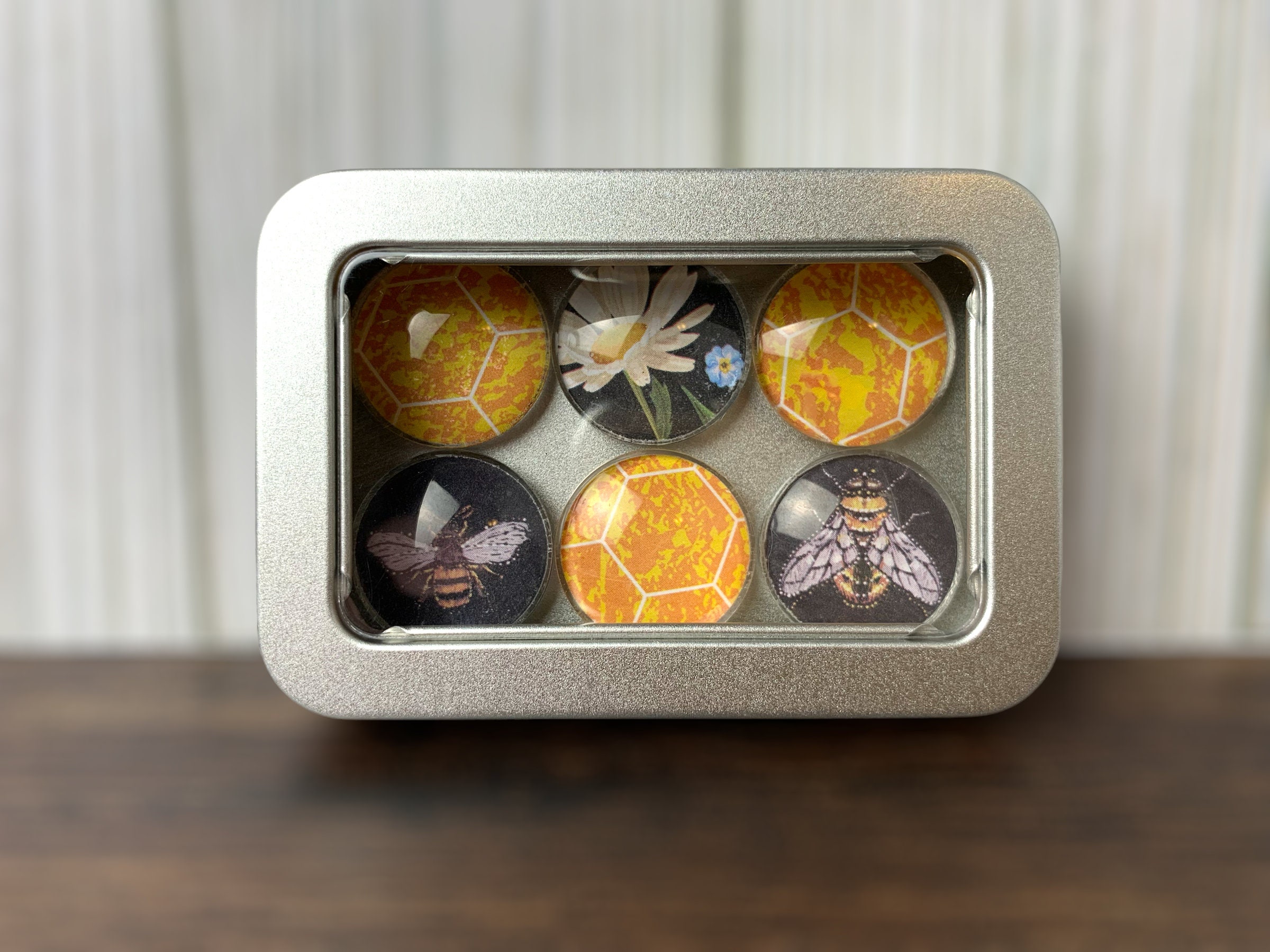 Honey Bee Magnets for Board, Honeycomb Bee Magnet Set, Teacher ...