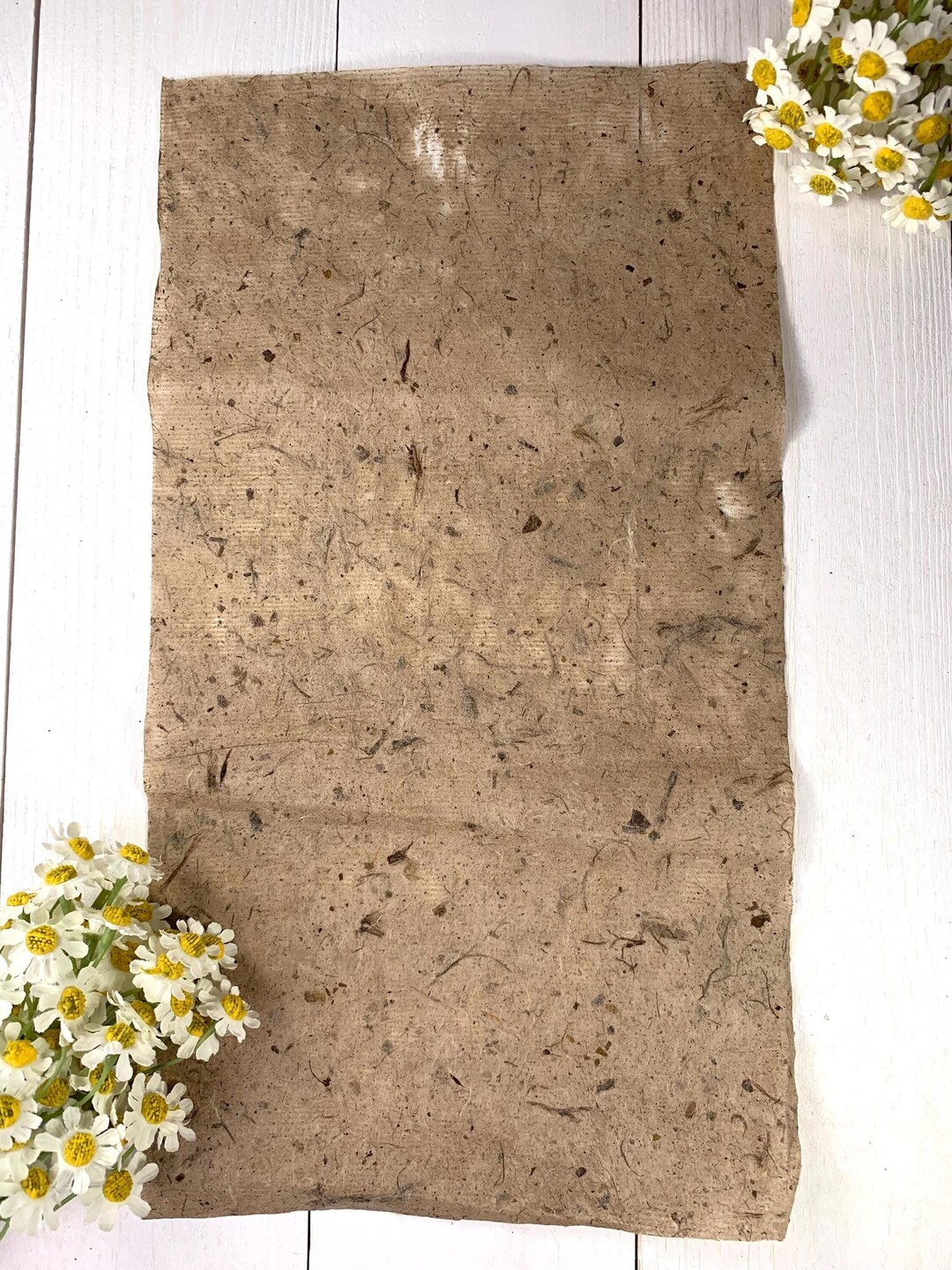 Natural Mulberry Paper, Lightweight Brown Fiber Paper 8x14" Sheets ...