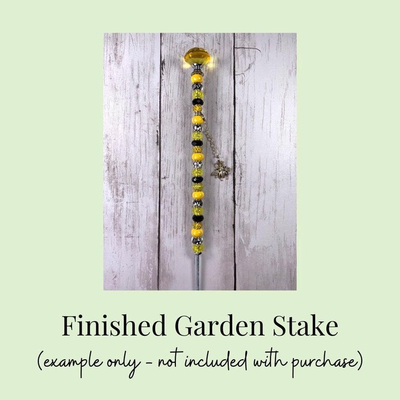 Set of 10 Threaded Rods With Hex Nuts, for DIY Garden Stakes, Fairy ...