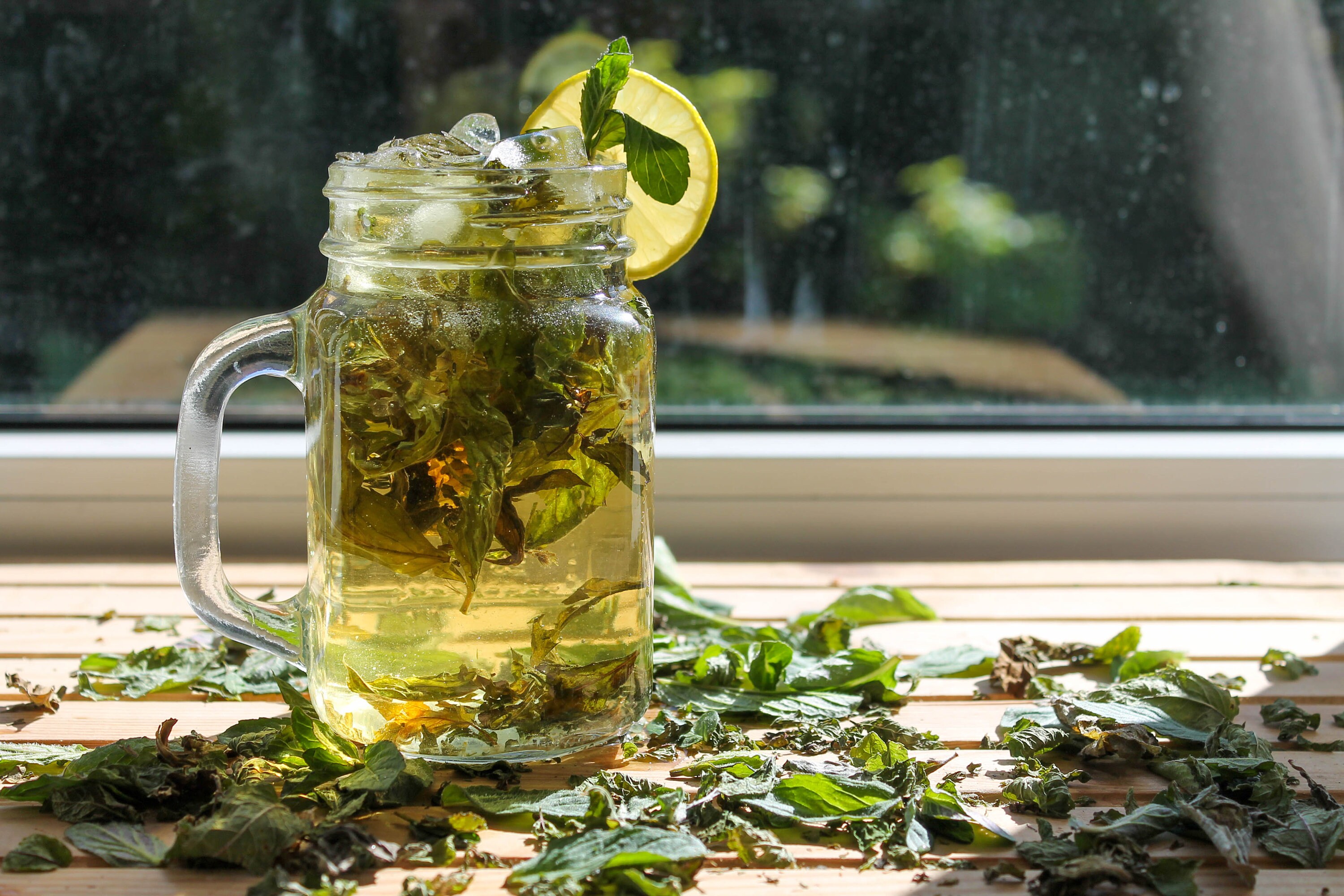 Organic Dried Peppermint Leaves for Herbal Tea, Food Ingredient per ...